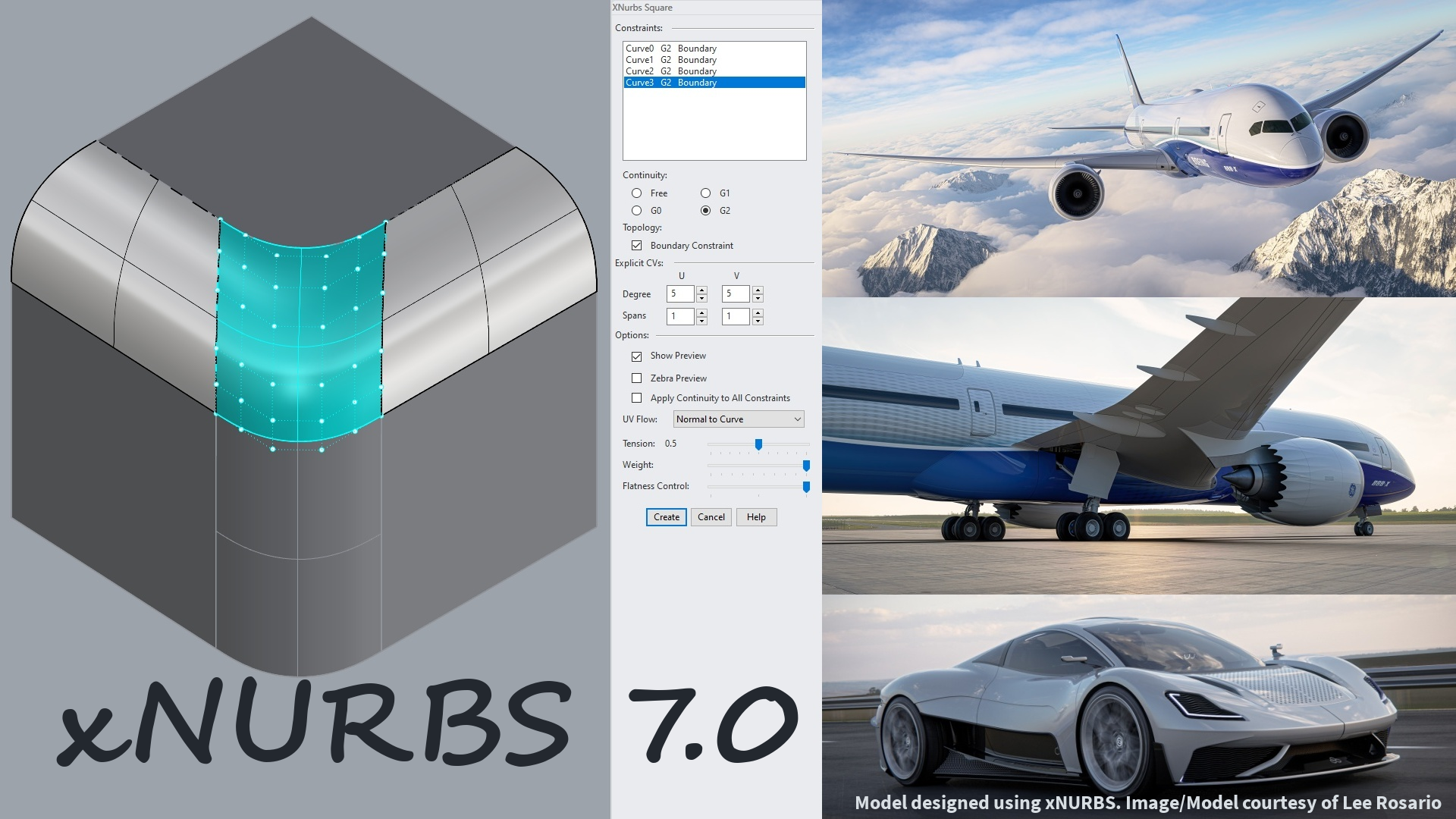 xNURBS | The most powerful and easiest-to-use NURBS software